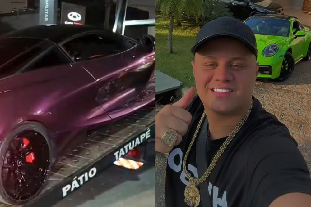 Polícia apreende McLaren milionária de influencer filho de Deolane ...